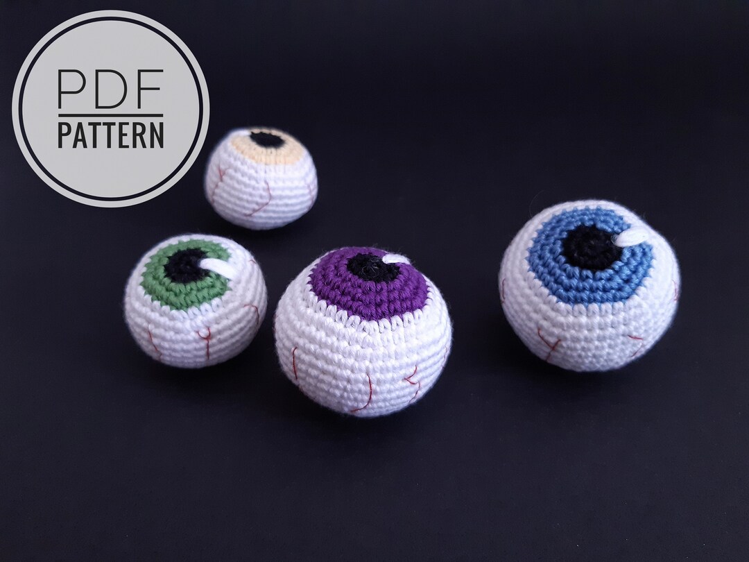 Halloween Eyeballs Crochet Patterns Halloween Pattern Halloween ...