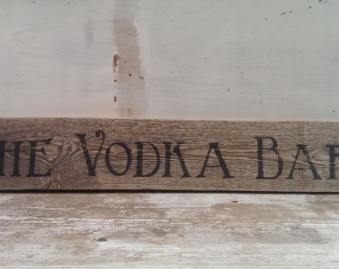 Reclaimed Farmhouse Vintage Rustic Barn Wood the Vodka - Etsy