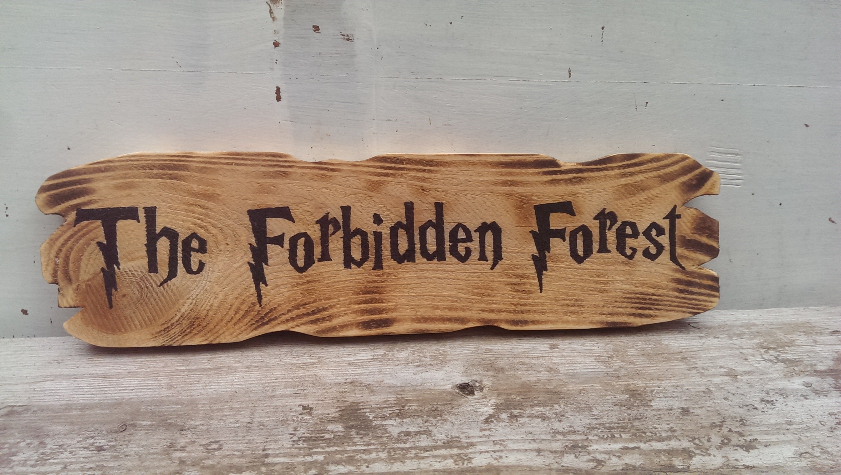 The Forbidden Forest Harry Potter Themed Reclaimed | Etsy