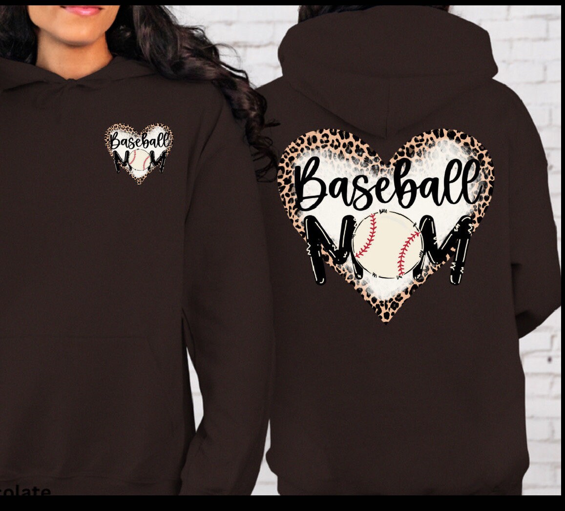 Baseball Mom Hoodie Baseball Mama Hoodie Sports Mom Gifts Game Day ...