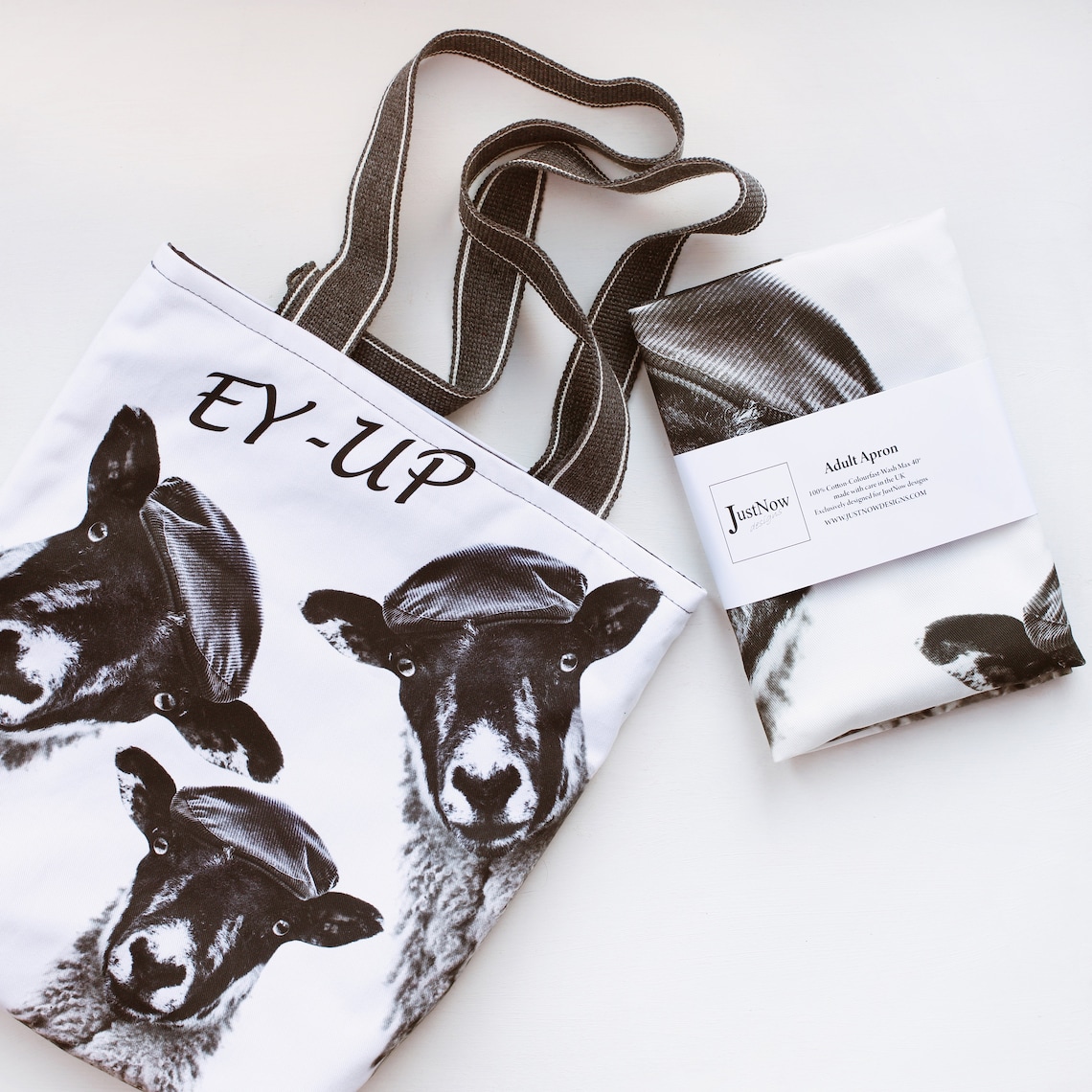 EY-UP Cheeky Sheep Yorkshire Adult Apron. Cotton Sheep Apron. Stand Out ...