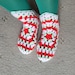 Crochet Granny Square Slippers: Retro Acrylic Home Boots, UK6/39 - Etsy