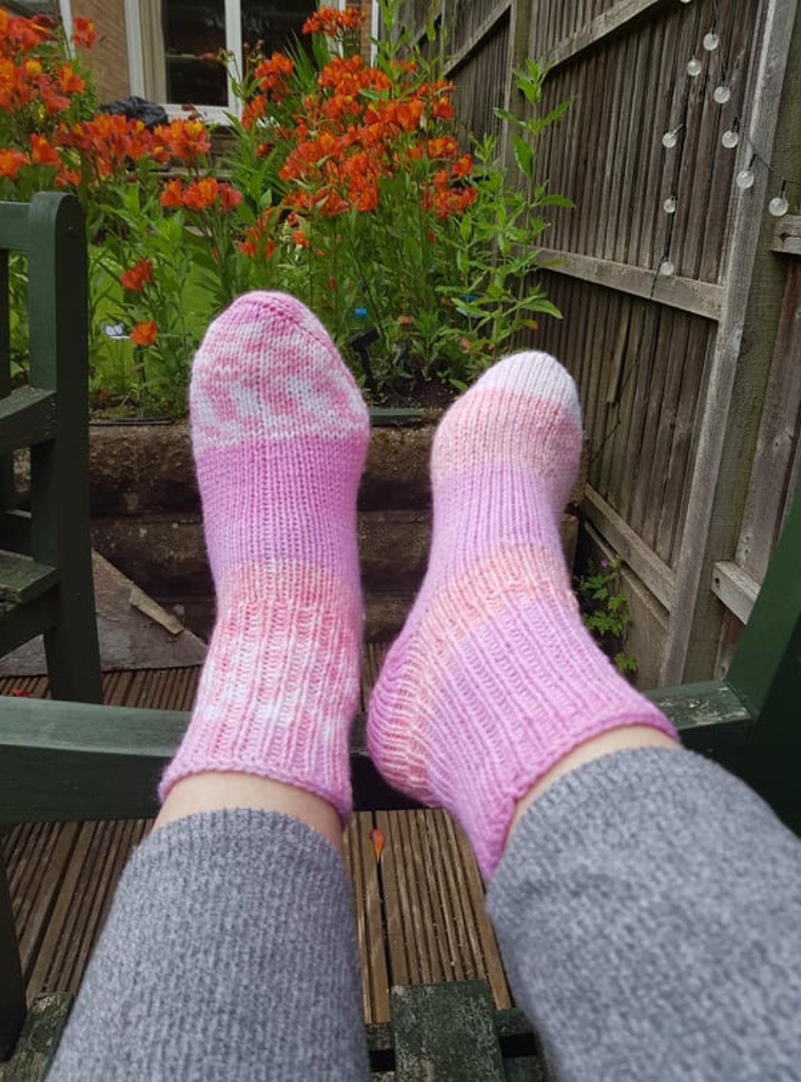 Hand Knitted Wool Socks: Pink Winter Socks, UK5/EU37 - Etsy UK