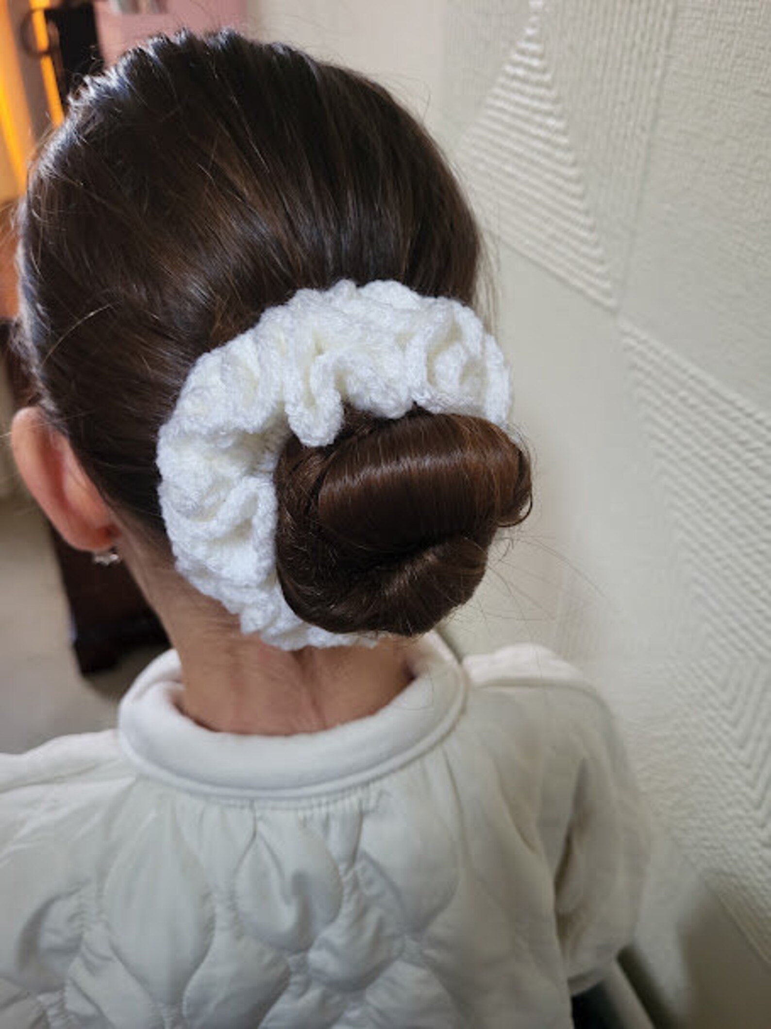 Crochet Scrunchie Crocheted Hear Scrunchie's Extra Large Crochet ...