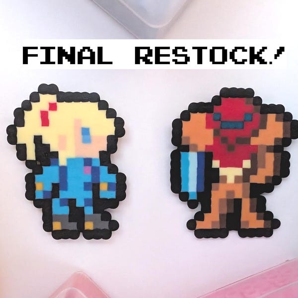 Pixel Art Pins - Etsy