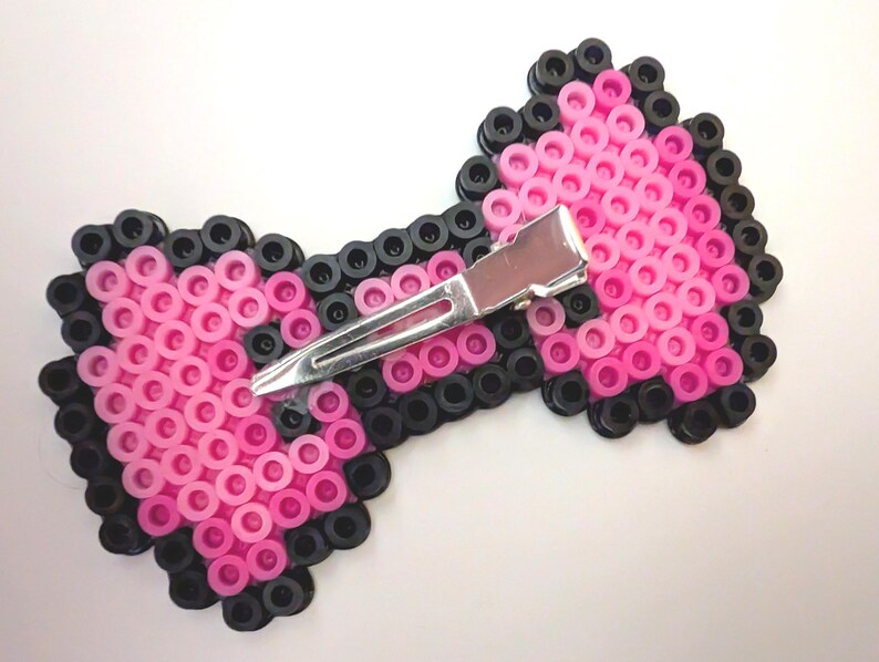 Wearable 8-bit Inspired Perler Pixel Bows - Etsy