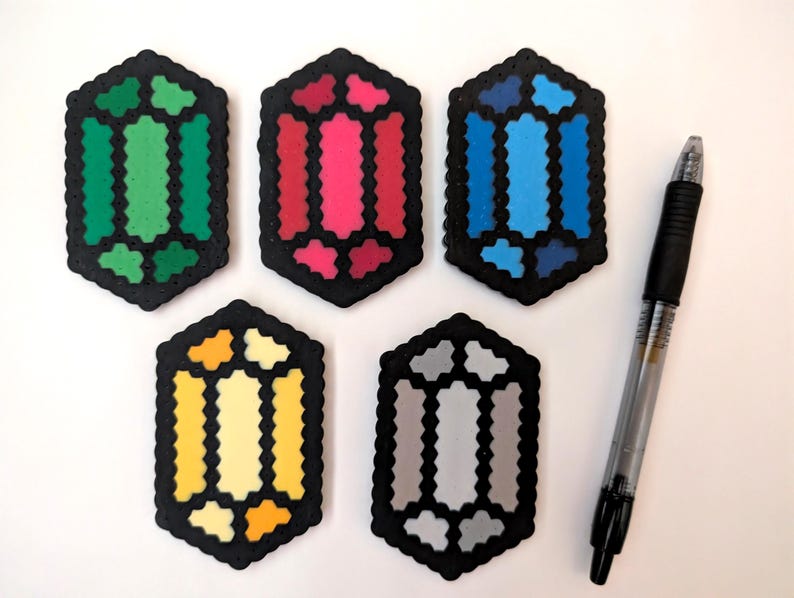Rupee Perler Pixel Art Magnet - Etsy