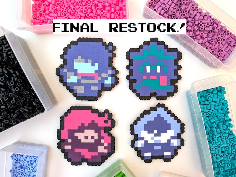 Deltarune "legend of Tenna" Perler Pixel Art Magnets - Etsy