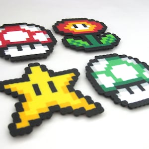 Super Mario Power-up Perler Pixel Art with Magnet Option - Etsy Sweden