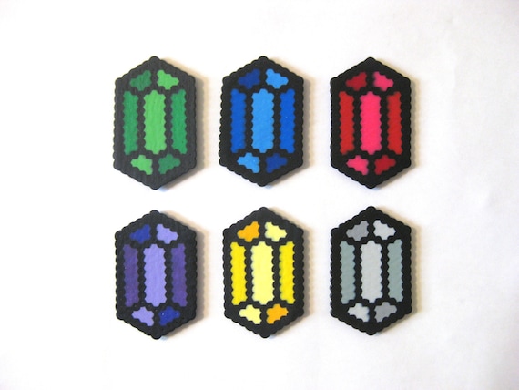 Rupee Perler Pixel Art with Magnet Option - Etsy India