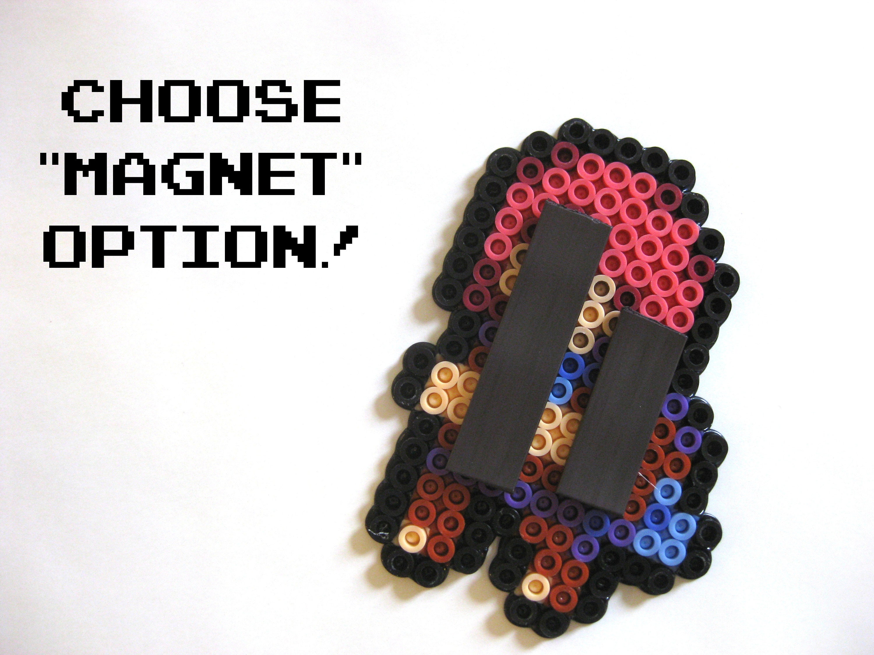Madeline and Theo Celeste Perler Pixel Art with Magnet - Etsy Canada