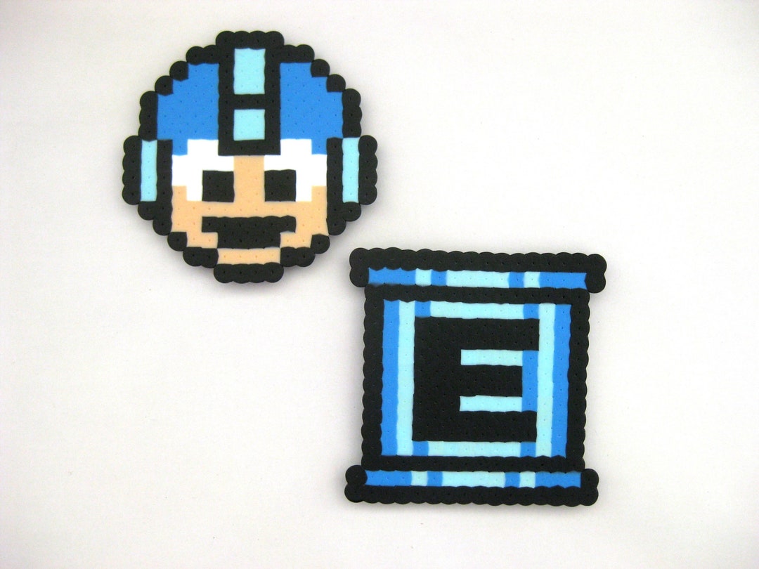 Megaman Life and E Tank Perler Pixel Art Magnets - Etsy