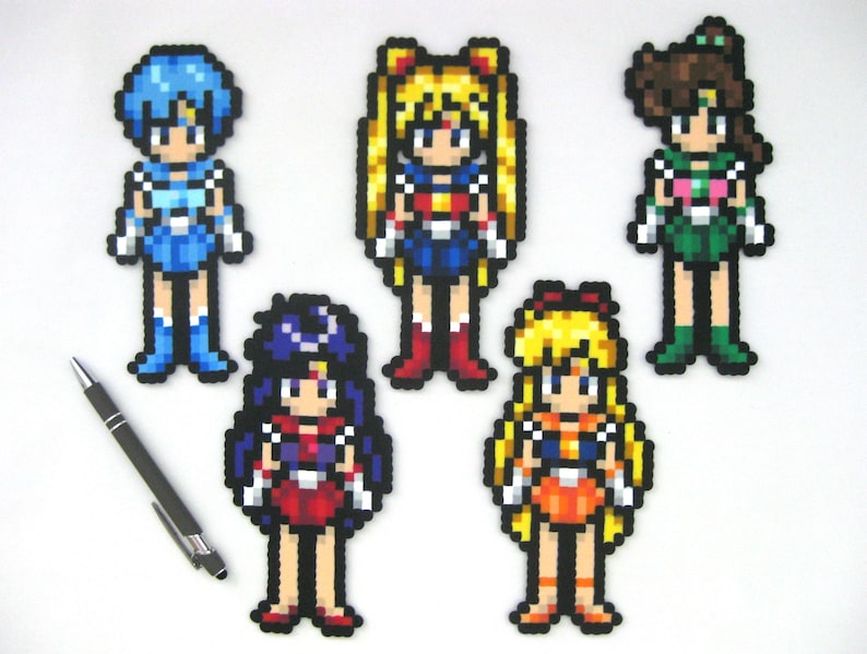 Sailor Moon Perler Pixel Art - Etsy