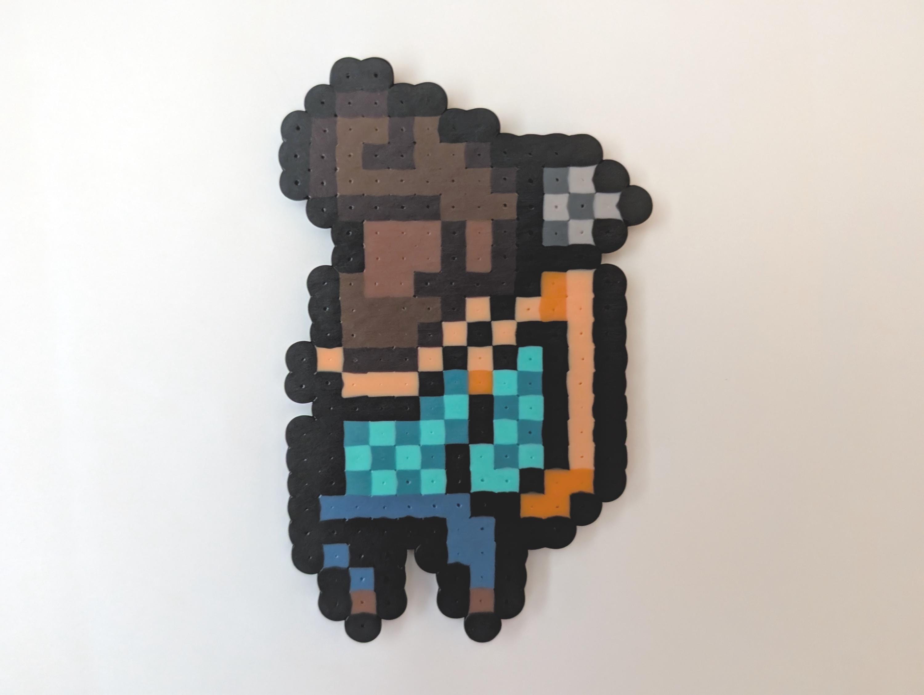 Madeline and Theo Celeste Perler Pixel Art Magnets - Etsy