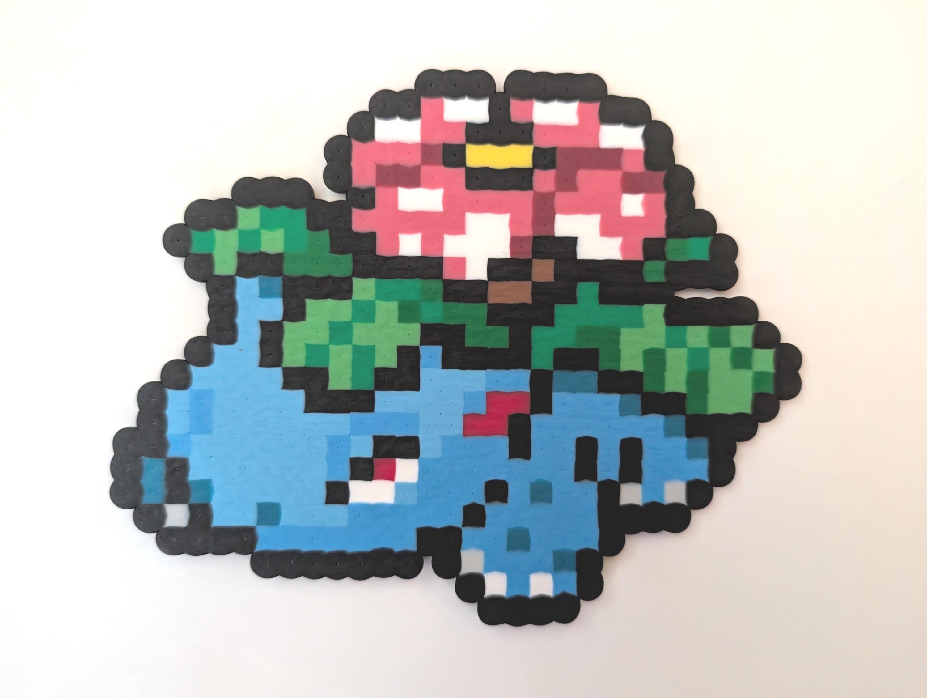 Venusaur, Charizard, and Blastoise Perler Pixel Art - Etsy
