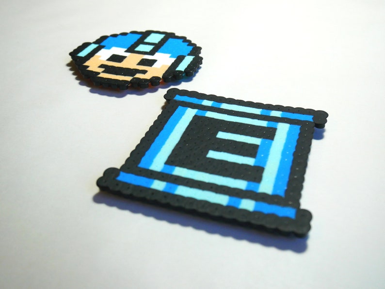 Megaman Life and E Tank Perler Pixel Art with Magnet Option - Etsy