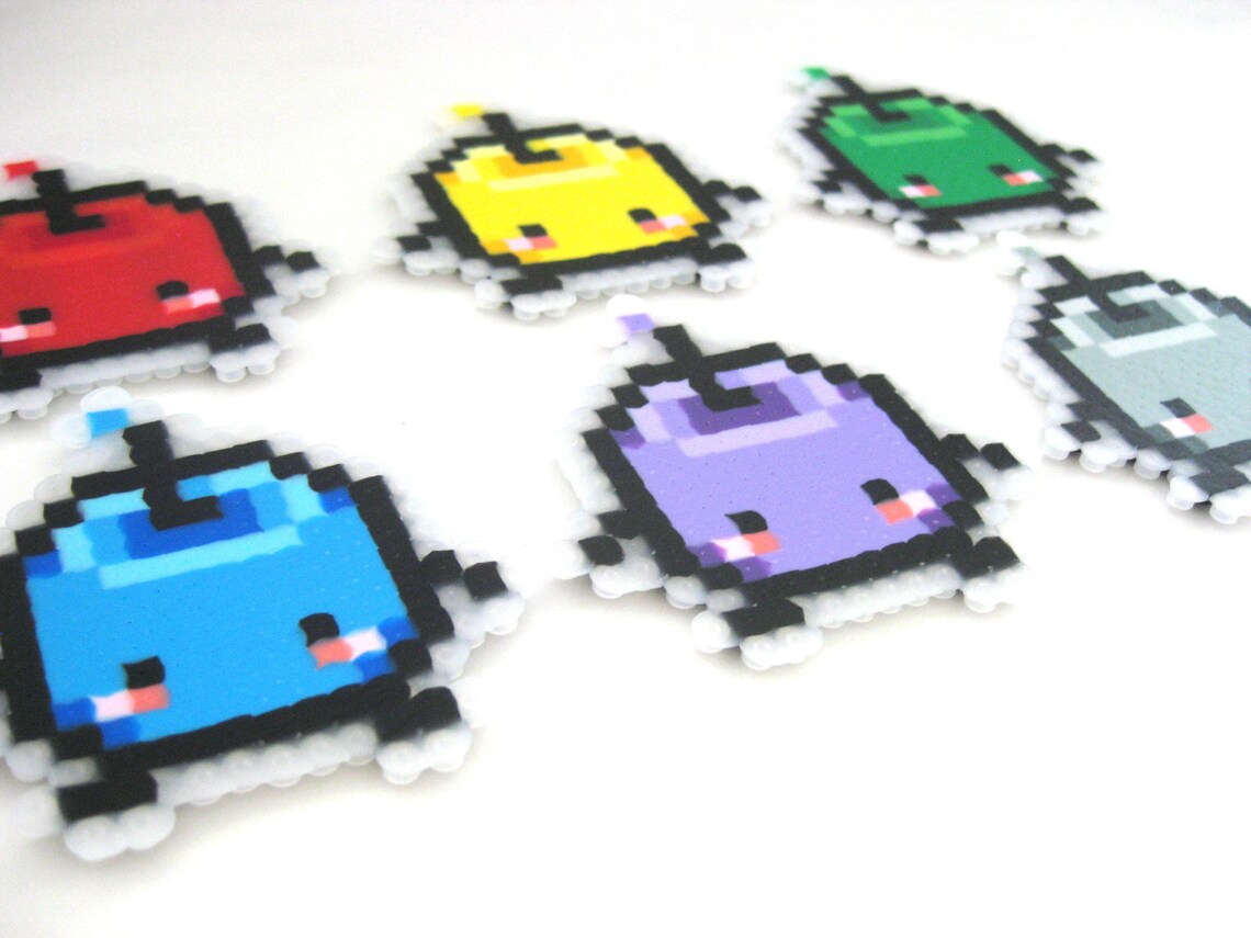 Junimo Perler Pixel Art with Magnet Option - Etsy