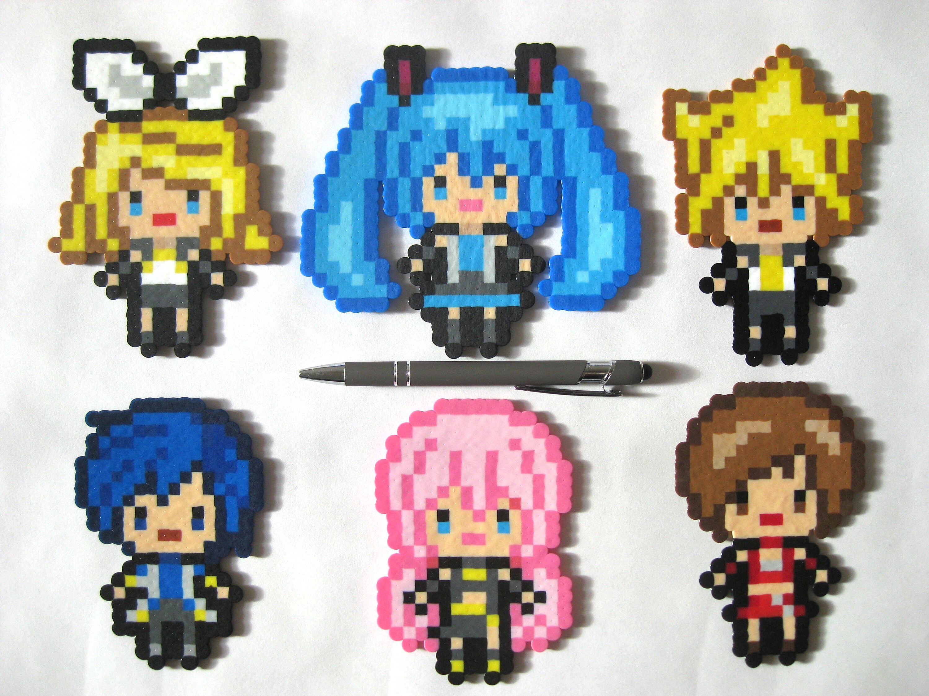 Vocaloid Perler Pixel Art | Etsy