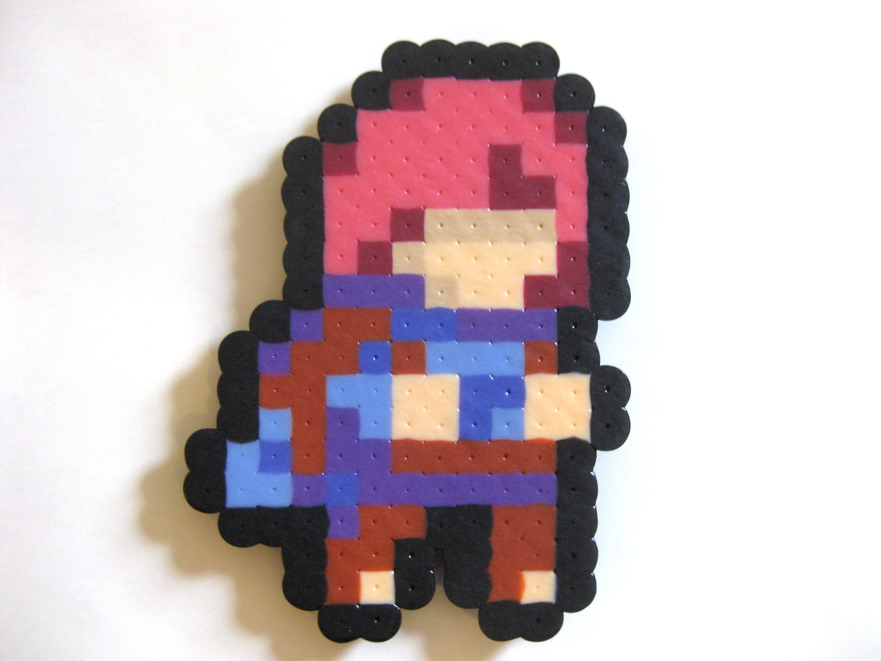 Madeline and Theo Celeste Perler Pixel Art with Magnet - Etsy UK