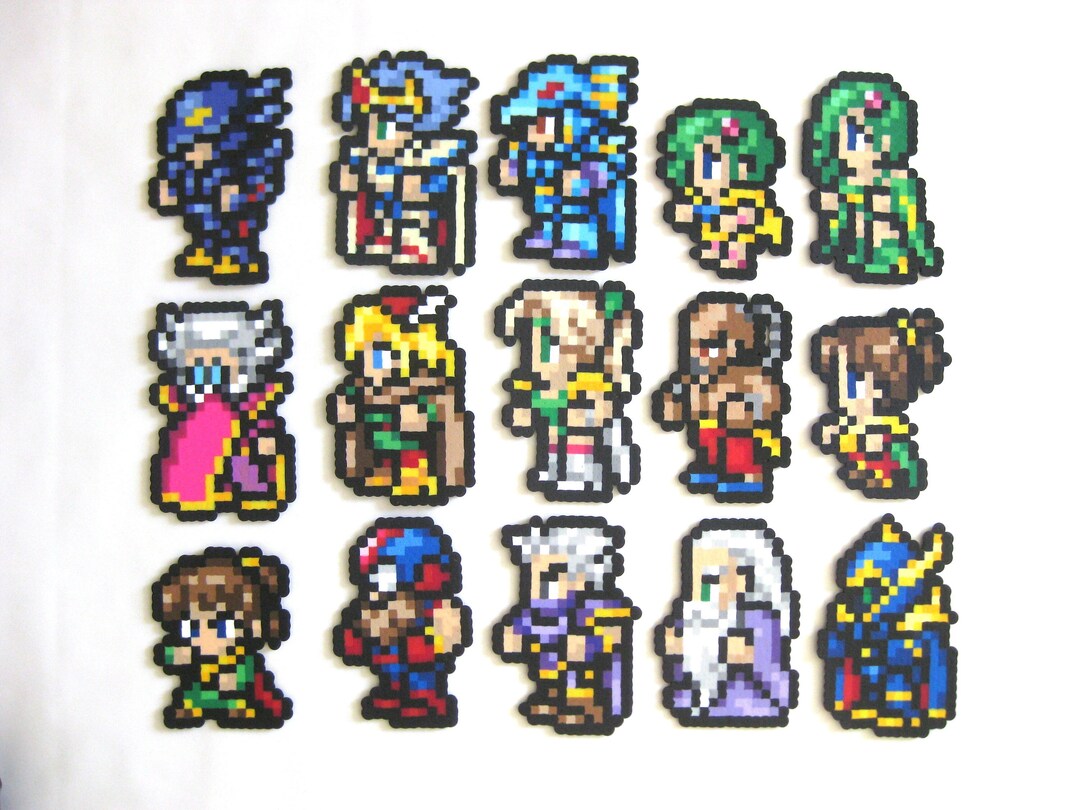 Final Fantasy IV Perler Pixel Art - Etsy Denmark