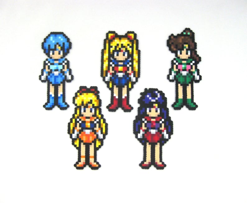 Sailor Moon Perler Pixel Art - Etsy