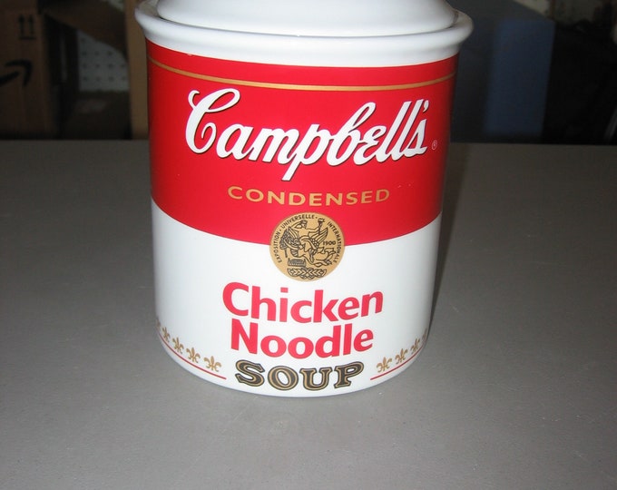 Campbells Soup Cookie Jar - Etsy