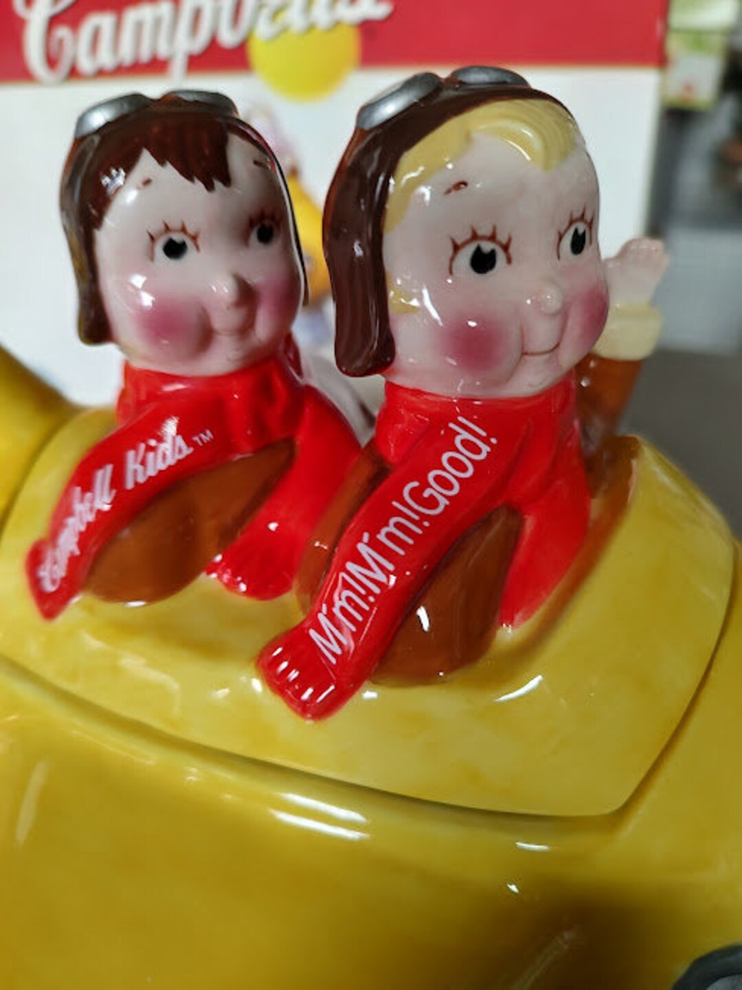 Campbell's Kids aiming High Cookie Jar - Etsy