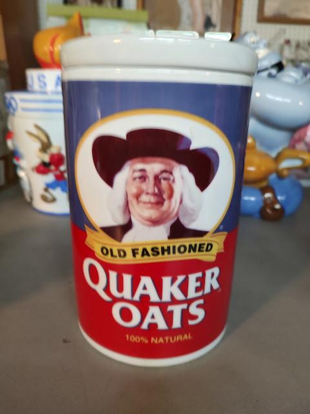 Quaker Oats Cookie Jar - Etsy