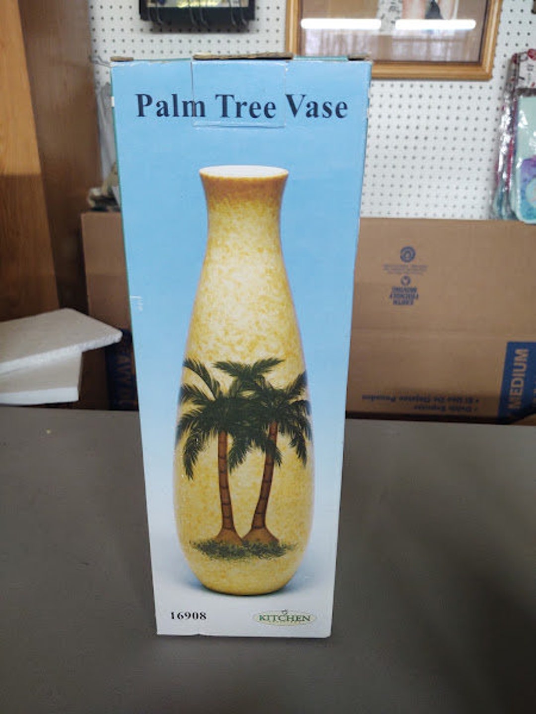 Palm Tree Vase - Etsy