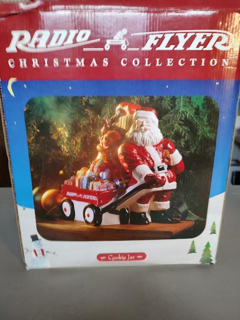 Radio Flyer Christmas Cookie Jar - Etsy