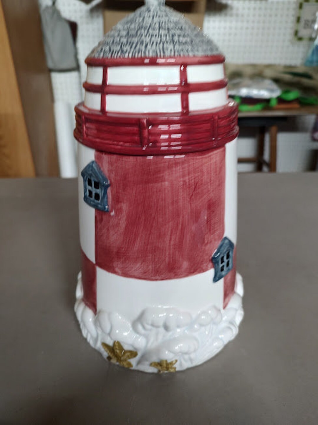 Lighthouse Cookie Jar - Etsy