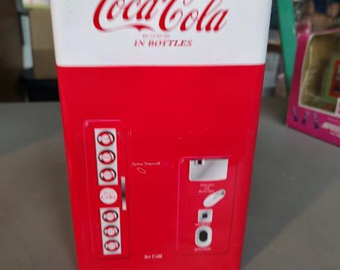 Coca Cola Glasses in a Metal Coke Machine Case - Etsy