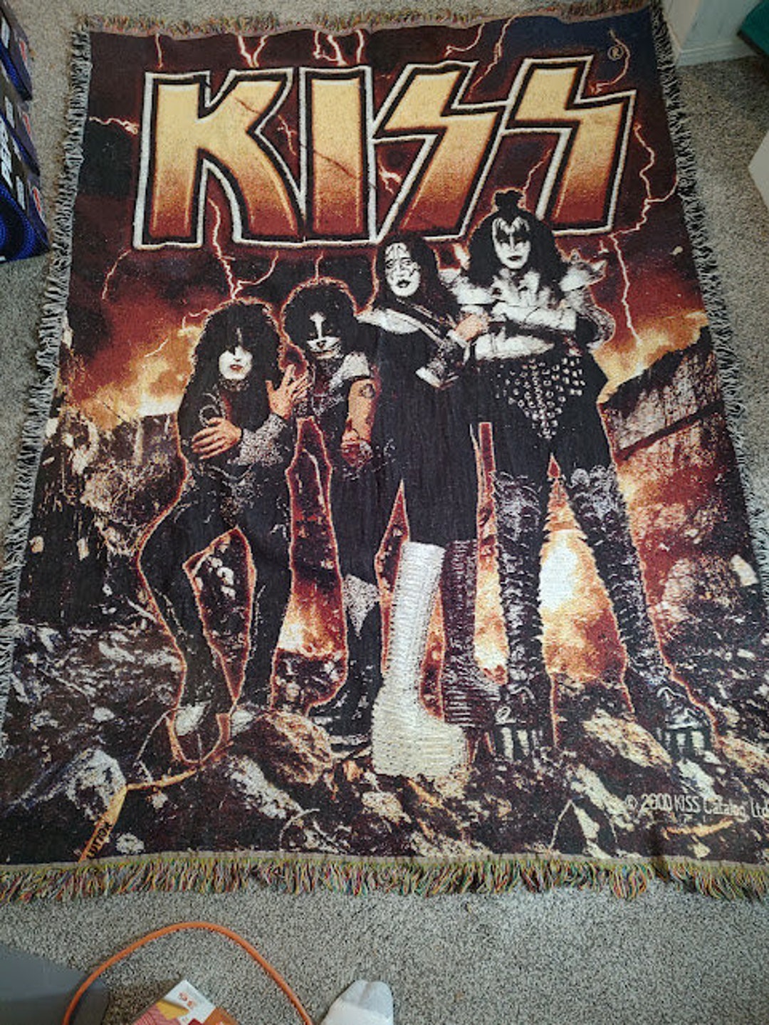 KISS Throw Blanket - Etsy