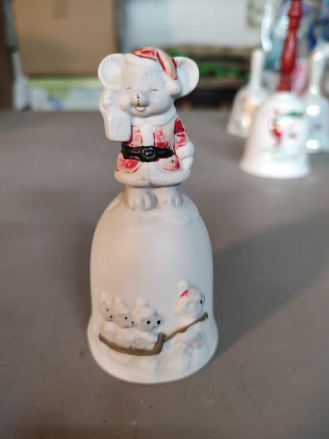 Christmas Mouse Bell - Etsy