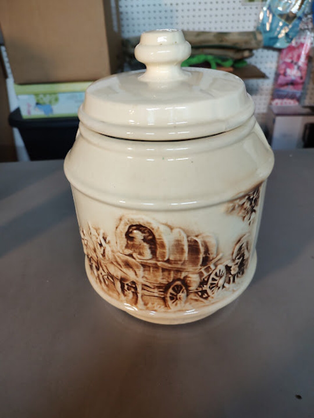 Frontier Family Cookie Jar - Etsy