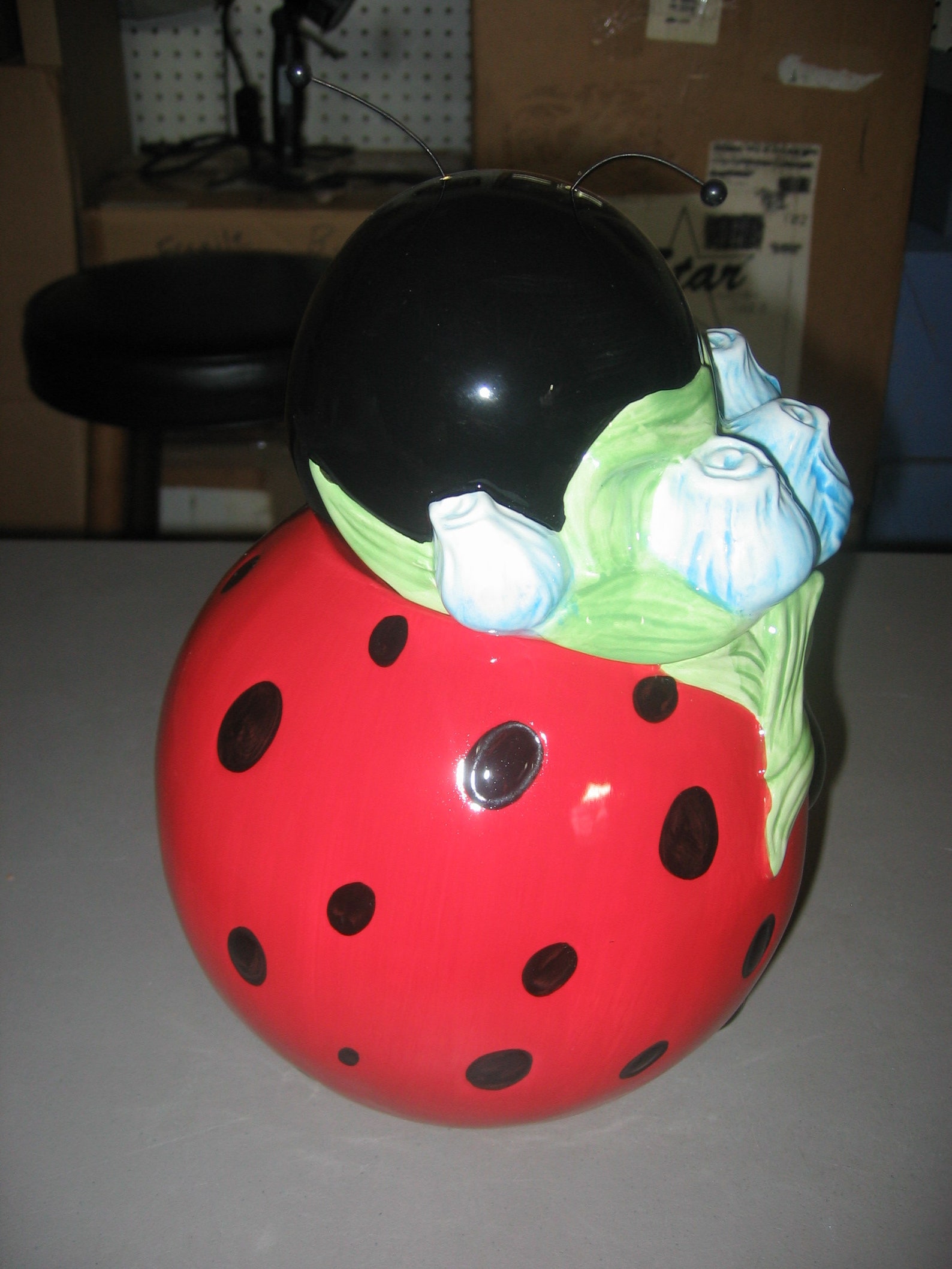 Ladybug Cookie Jar - Etsy