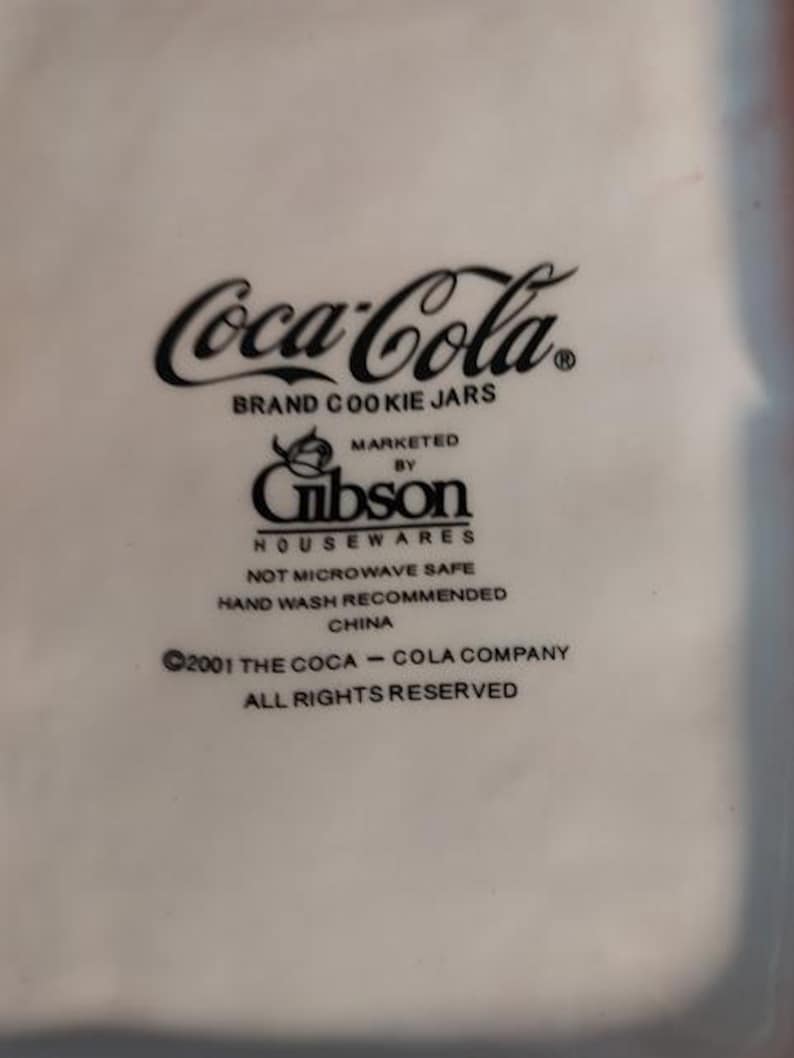 Coca Cola Cookie Jar - Etsy