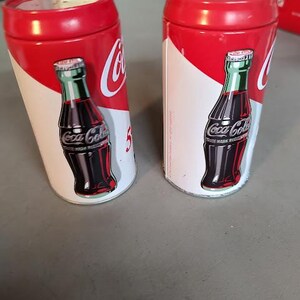 Coke Metal Salt and Pepper Shakers - Etsy