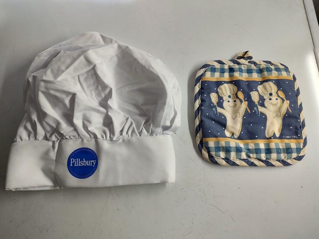Pillsbury Doughboy Baker's Hat and Pot Holder - Etsy