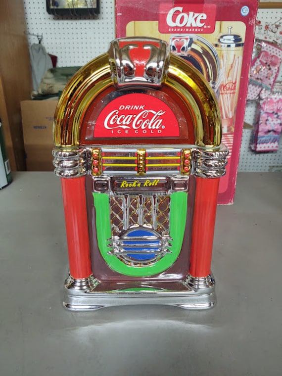 Coca Cola Juke Box Cookie Jar - Etsy
