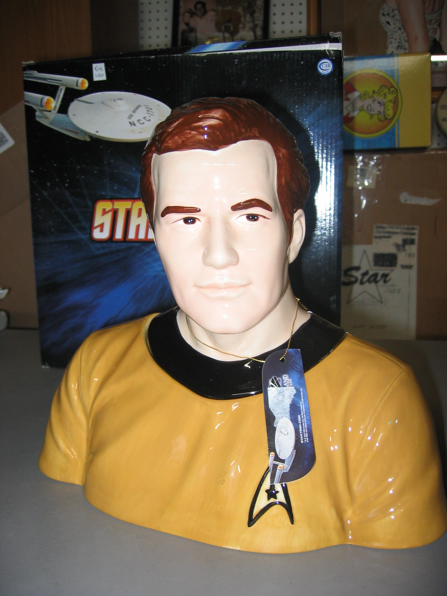 Captain Kirk Cookie Jar Captain Kirk Cookie Jar