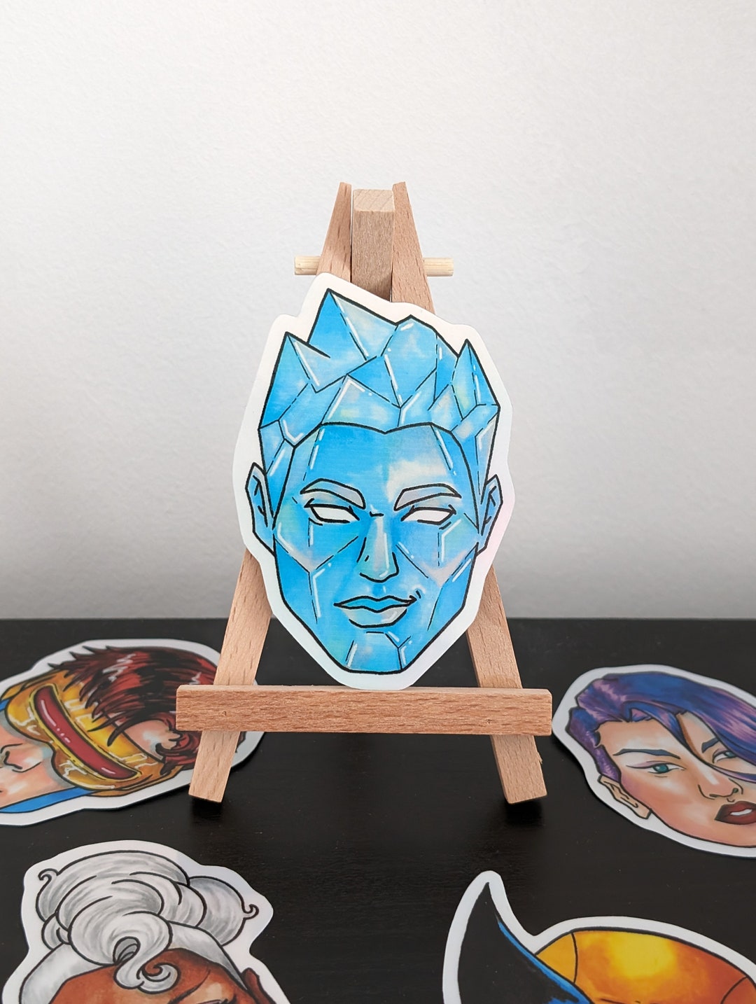 Iceman Holographic Vinyl Sticker X Men Marvel Comics - Etsy