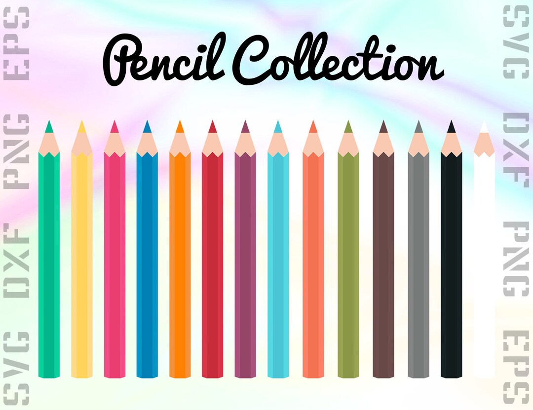 Pencil SVG Files Pencil Dxf Files Pencil Clipart Pencil - Etsy