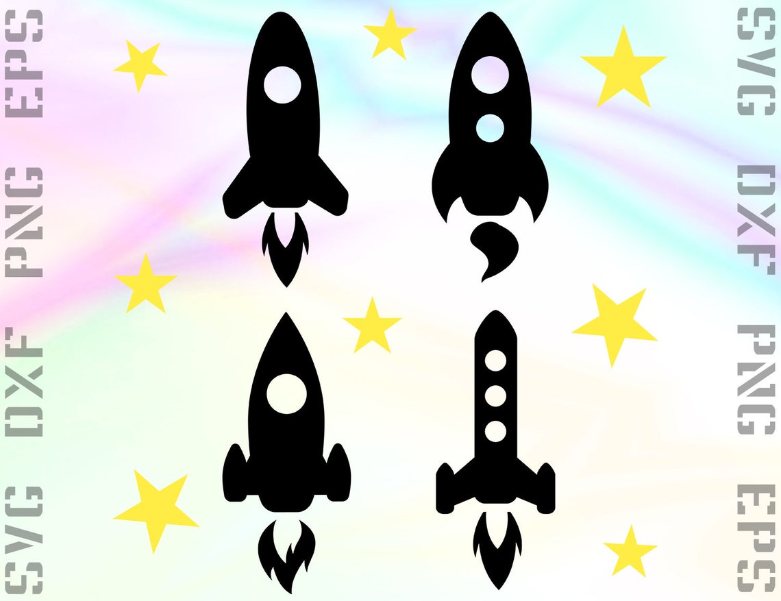 Rocket SVG File Rocket Cricut SVG Rocket DXF Rocket - Etsy UK
