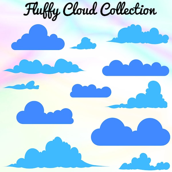 Cloud Silhouette - Etsy