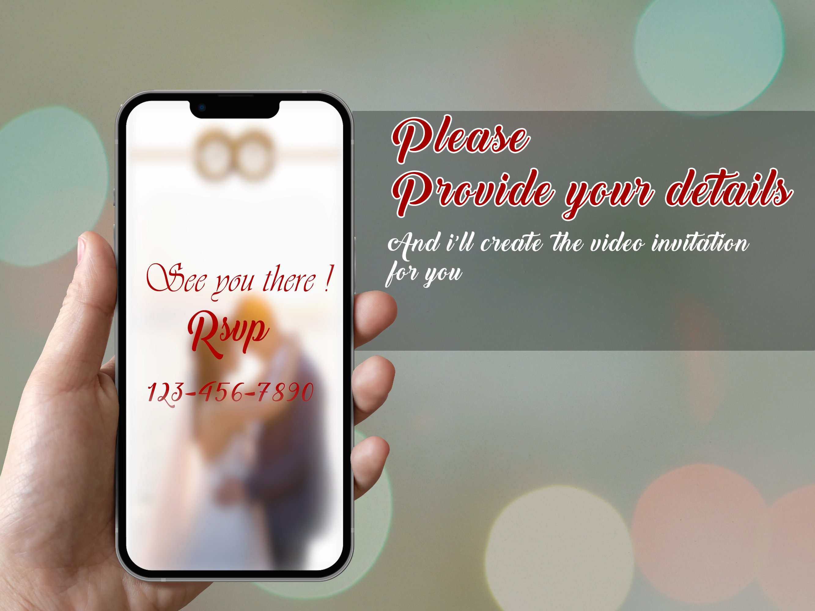 Engagement Party Video Invite, Animated Engagement Party Invite ...