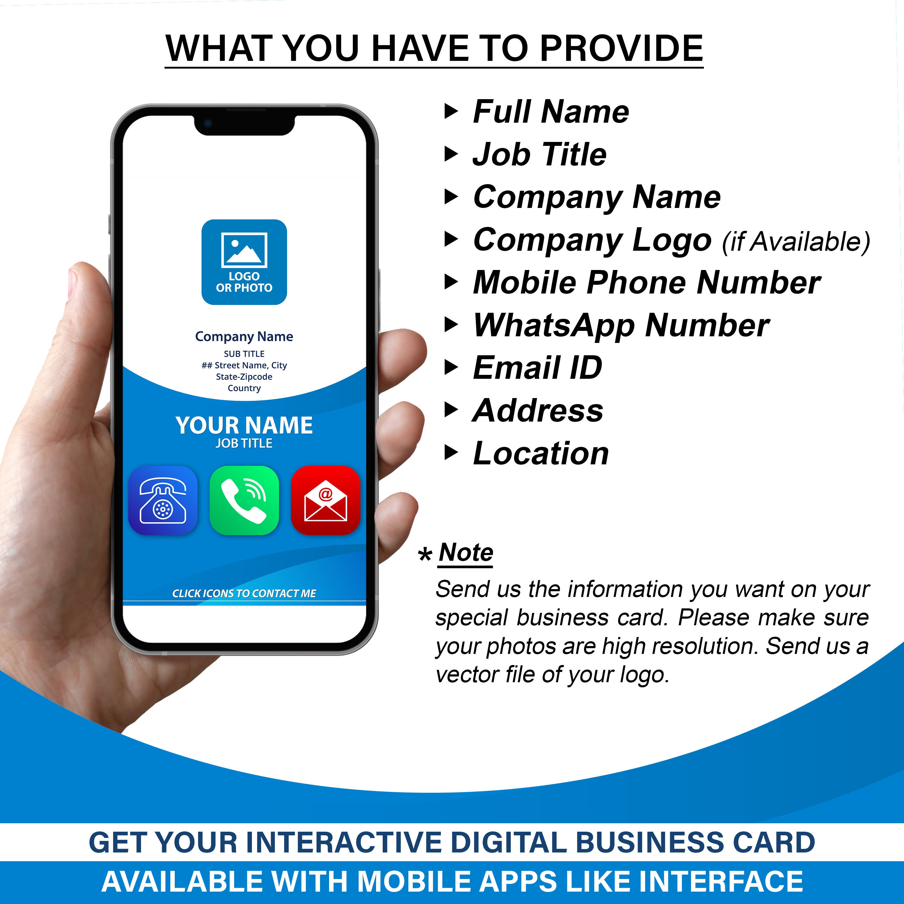 Interactive Digital Business Card - Etsy