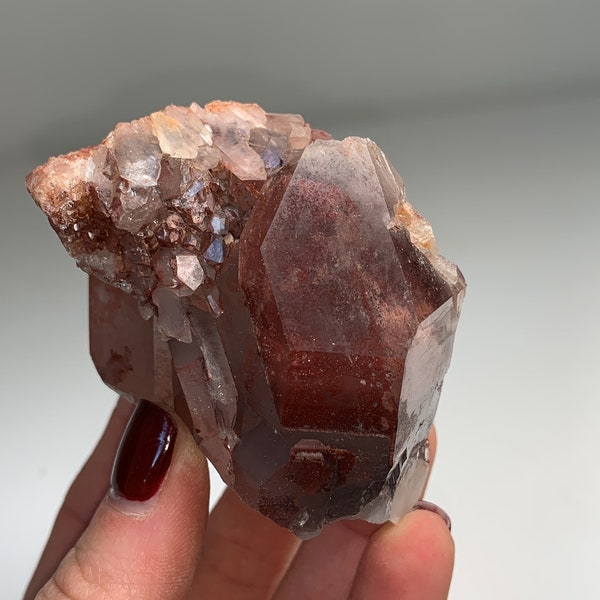 Red Quartz - Etsy