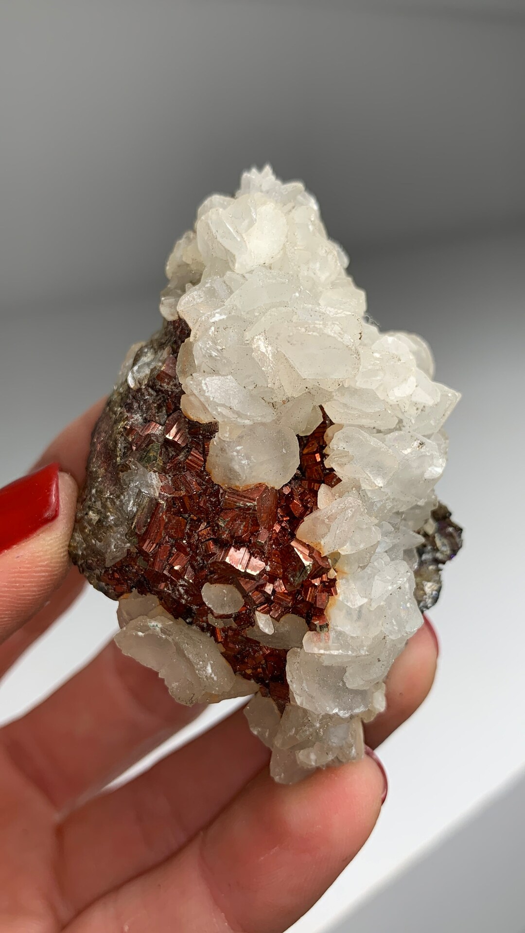 Red Pyrite With UV Reactive Calcite !! - Etsy