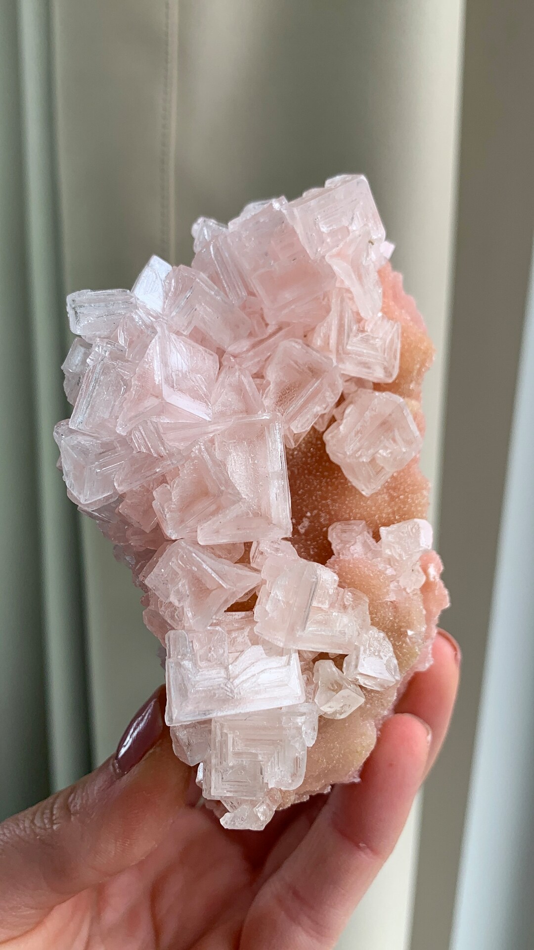 Pink Halite With Great Crystallization - Etsy